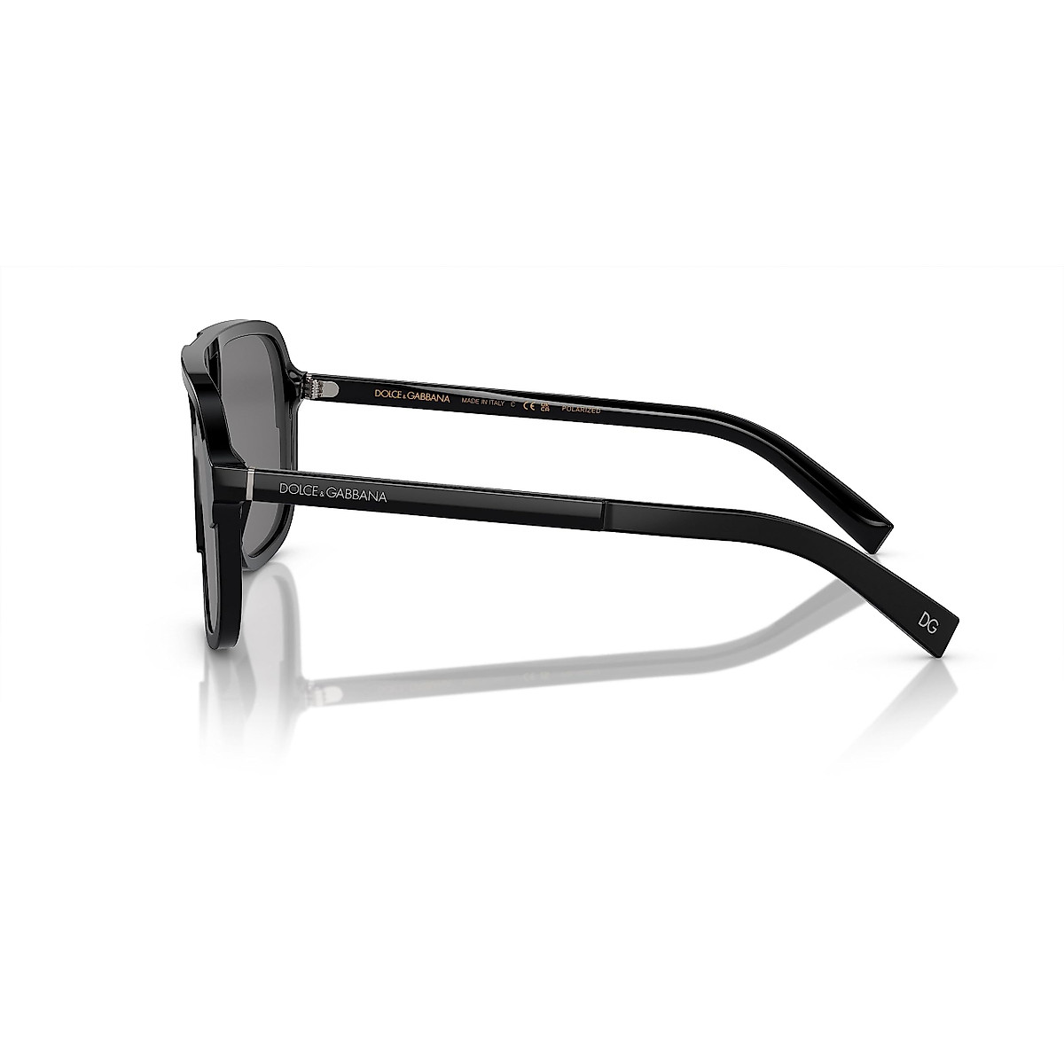 Dolce & Gabbana DG4354 Men's Sunglasses Black/Dark Grey 61