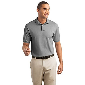 Hanes mens Short-sleeve Jersey (Pack of 2) polo shirts, Light Steel, 3X-Large US