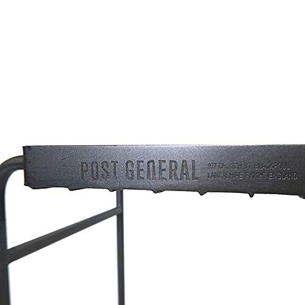 Post General Post General Wagon Iron Wagon with Heavy Duty Basket Long White Iron Wagon Basket Free
