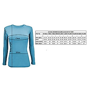 M&M SCRUBS Women's Under Scrub Tee Soft and Breathable Crew Neck Long Sleeve T-Shirt(Heather Charcoal, Small)