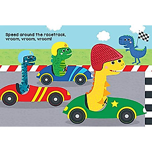 Go, Go, Go, Dinosaur - Silicone Touch and Feel Board Book - Sensory Board Book