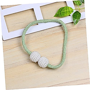 BESPORTBLE 2 Pcs Drapery tie Backs Window tiebacks Shower Curtain tie Backs Rope Curtain holdbacks Window Treatments Curtains Curtain tiebacks Curtain Rope tie Backs Magnet Fasteners