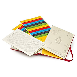 Moleskine Limited Edition Lego Notebook, Hard Cover, Pocket (3.5" x 5.5") Ruled/Lined, Scarlet Red, 192 Pages