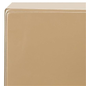 Safavieh Home Raquel Modern Taupe and Gold and Brown 3-drawer Chest