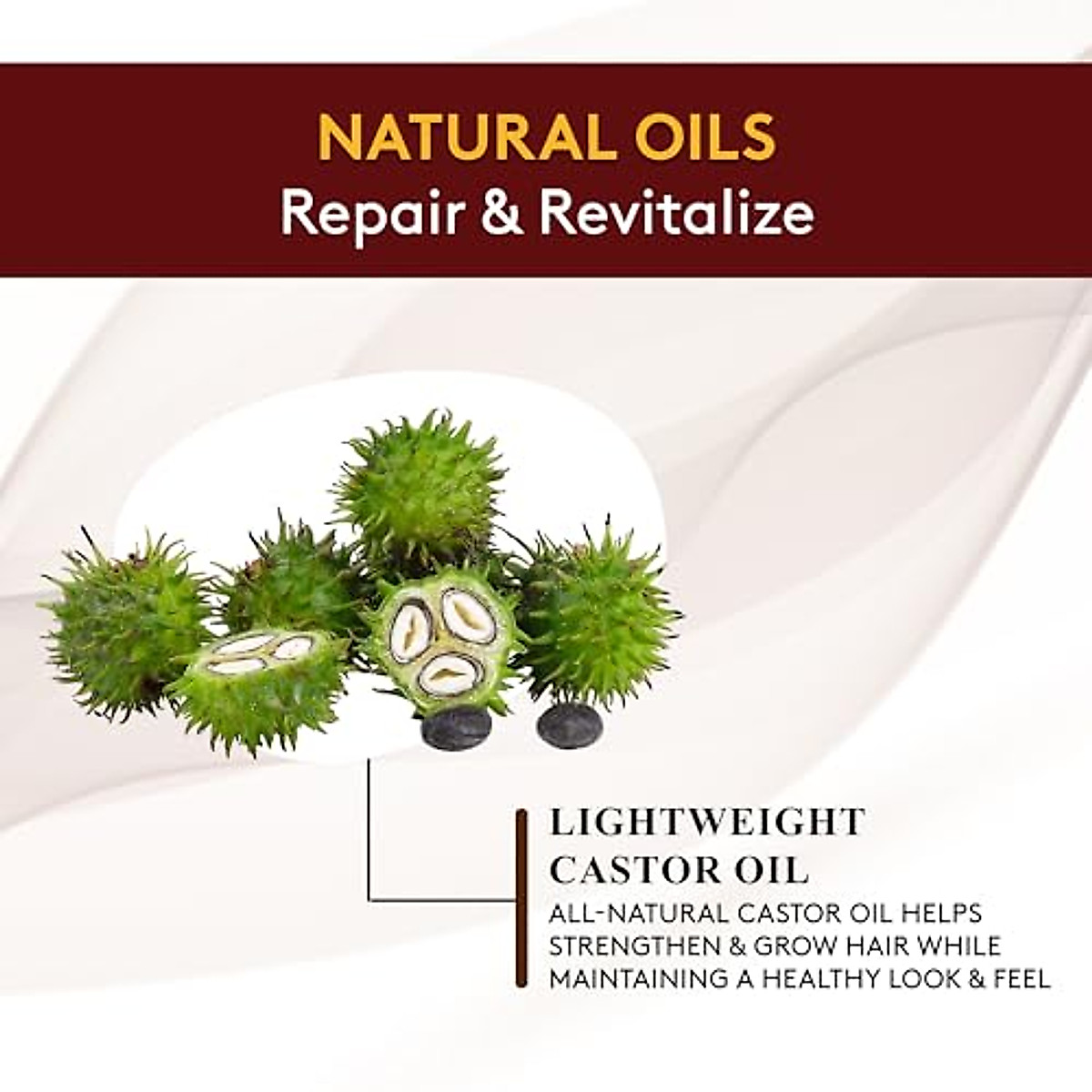 OKAY-MEN Castor Oil Beard and Hair Growth Oil Light-weight 4oz