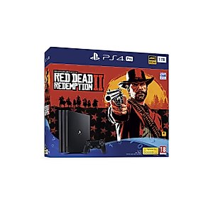 Sony PlayStation 4 Pro (1TB) Console with Red Dead Redemption 2 Bundle