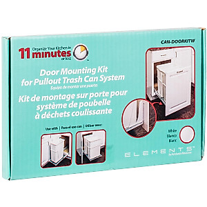 Hardware Resources Door Mount Kit for CAN-EBM Series, White