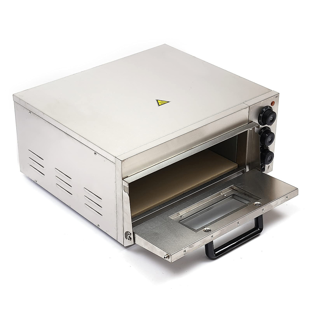 Countertop Electric Pizza Oven 14" Commercial Single Deck Layer Pizza Oven Pizza Drawer Toaster Oven for Home Restaurant Pizza Maker Baker Snack Oven