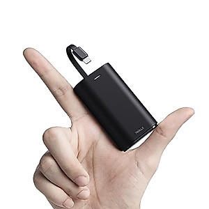iWALK Portable Charger 9000mAh Ultra-Compact Power Bank with Built-in Cable, Small External Battery Pack Compatible with iPhone 14/14 Plus/14 Pro Max/13/13 Mini/13 Pro Max/12 Pro/11/XR/XS/X/8/7/6