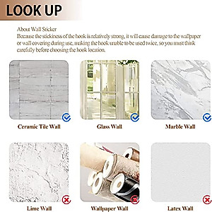 FDNVKTT Natural Wood Wall Hooks - 6 Packs - Adhesive Wooden Coat Hook Pegs - Modern Wood Pegs for Hanging - Decorative Wooden Pegs for Hanging Towel, Hat, Purse, Plant (Beech Wood)