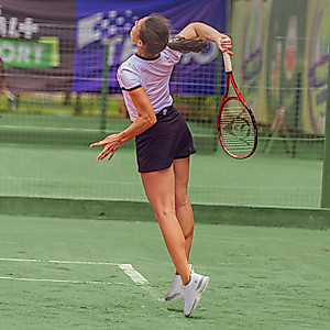 FitVille Wide Pickleball Shoes for Women Tennis Court Shoes Sneakers for Court Racquetball Athletic Shoes | Racquet Sport | Arch Support & Wide Toe Box White Grey