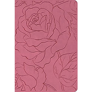 NLT Premium Value Compact Bible, Filament-Enabled Edition (LeatherLike, Pink Rose)