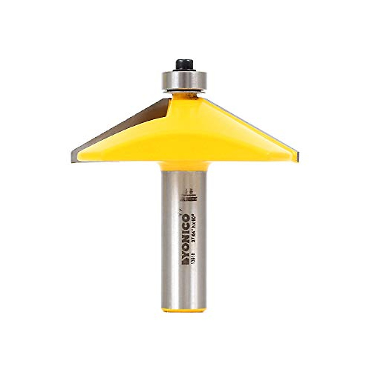 YONICO Router Bits Bevel Edge Forming 60 Degree 1/2-Inch Shank 13918