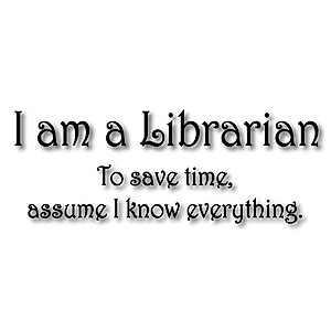 CafePress I Am A Librarian Stainless Steel Travel Mug 20 oz. Insulated Stainless Steel Coffee Tumbler