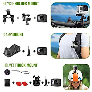 DigiNerds 50 in 1 Action Camera Accessory Kit Compatible with GoPro Hero11/10/9/8/7/6/5, GoPro Max, GoPro Fusion, Insta360, DJI Osmo Action, AKASO, and More