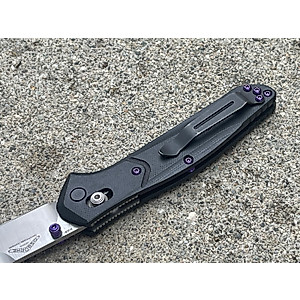 Translucent Purple Torx Screws, Thumb Stud & Standoff for Benchmade 940-2 Knife