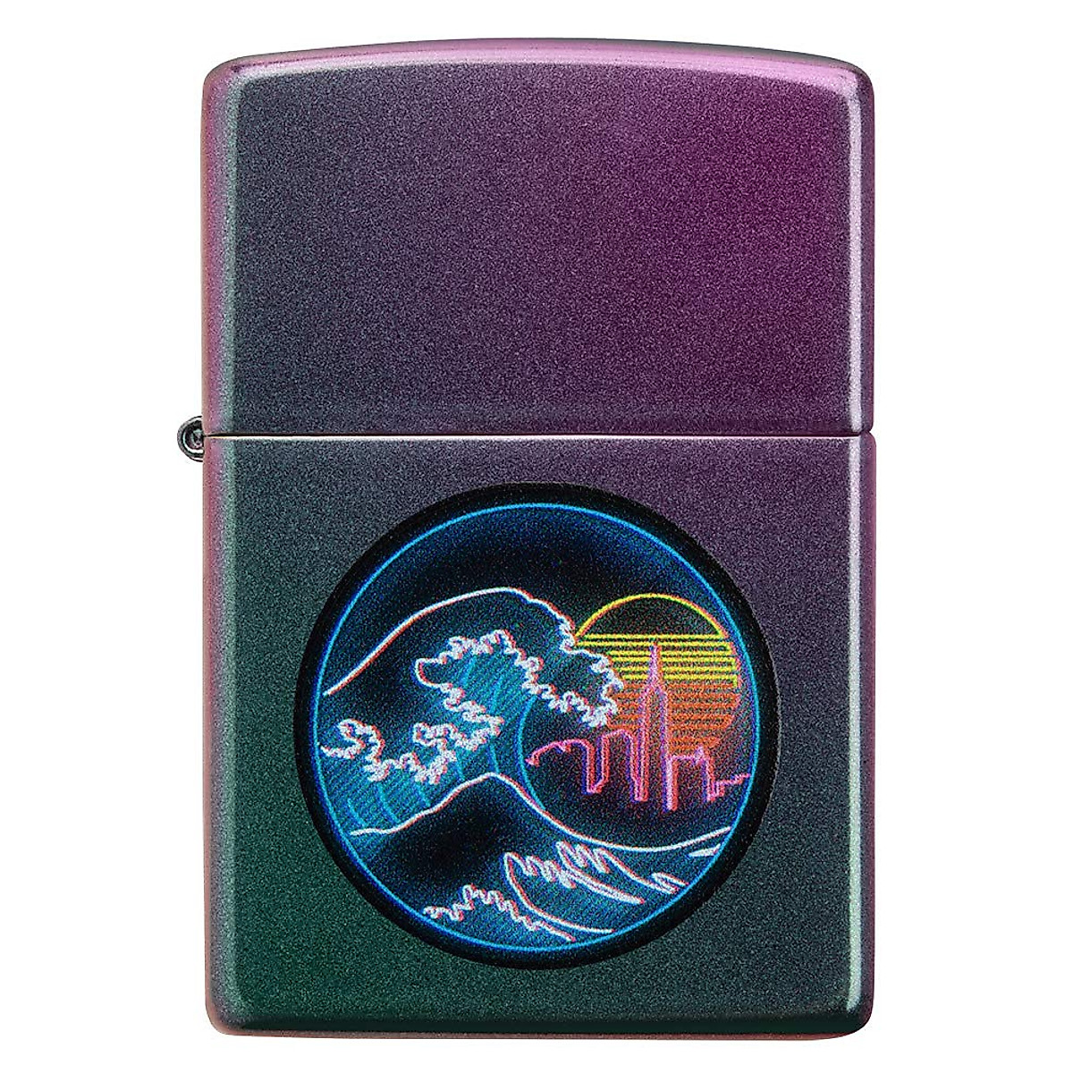 Zippo Great Vaporwave Iridescent Pocket Lighter, one Size