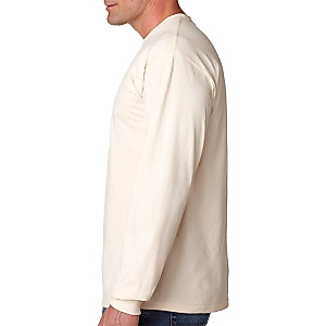 Gildan G240 Ultra Cotton 6 oz. Long-Sleeve T-Shirt - NATURAL - L