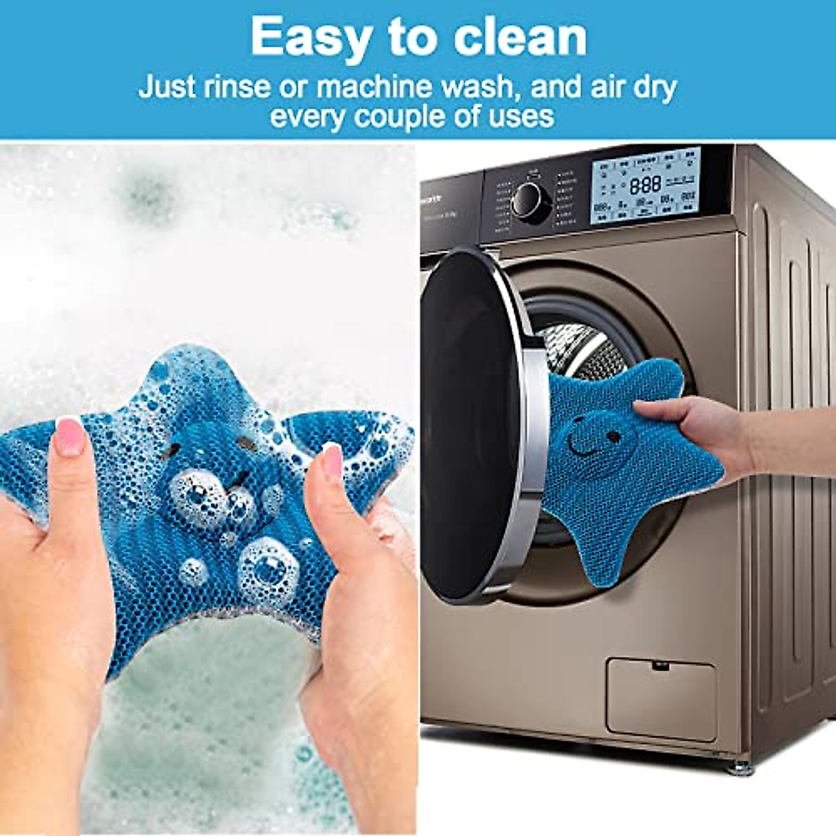 Goltantin Scum Absorber for spa hot tub, 2 Pack Oil Absorbing hot tub Cleaner, Reusable Pool scum Sponge spa Deformer,Must Have hot tub Accessories for Adults and Kids