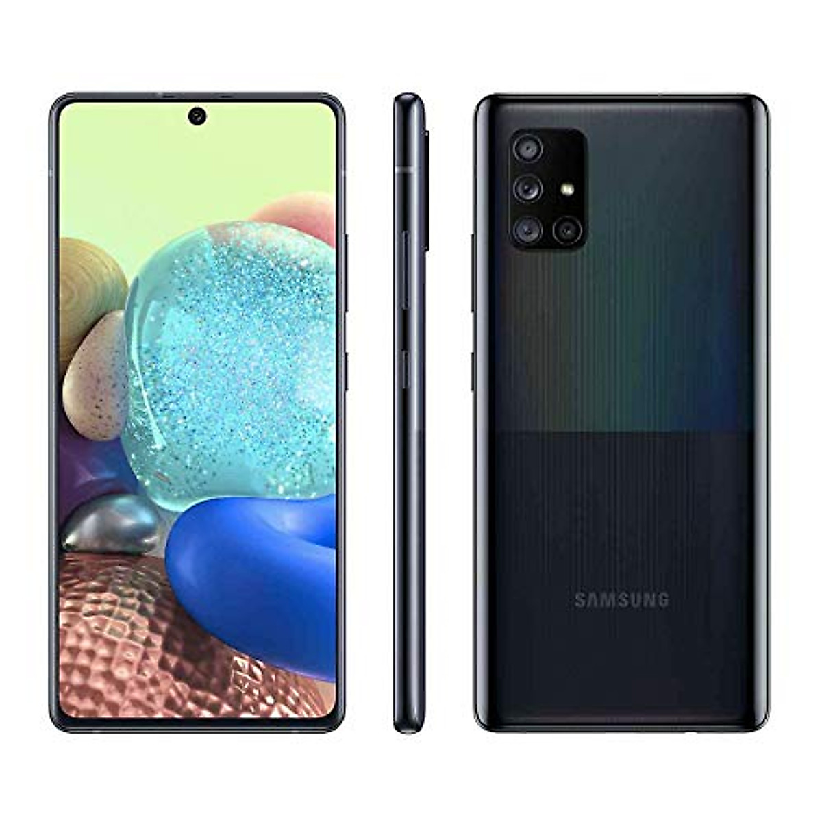 Samsung - Galaxy A71 A716U 5G Fully Unlocked 128GB - Prism Cube Black (Renewed)