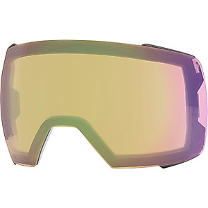 Smith Optics I/O MAG XL Low Bridge Fit Unisex Snow Goggle - Black, ChromaPop Everyday Red Mirror