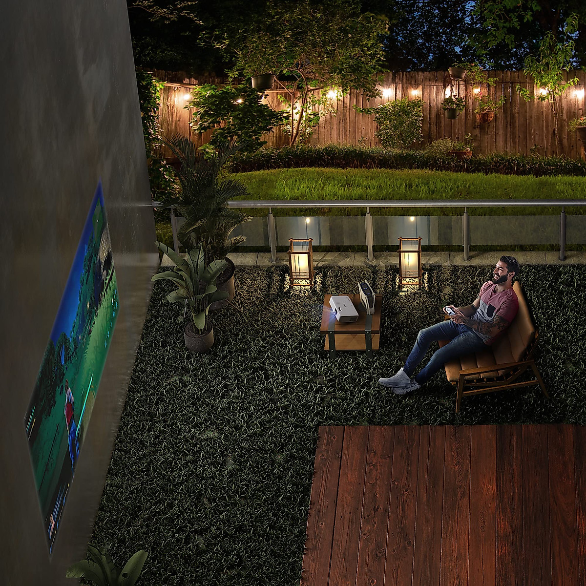 2022 New Upgrade Epson EpiqVision Flex CO-FH02 Full HD 1080p Smart Streaming Portable Projector, 3-Chip 3LCD, 3,000 Lumen Color/White Brightness, Android TV, Bluetooth, 5W Speaker, Home Entertainment