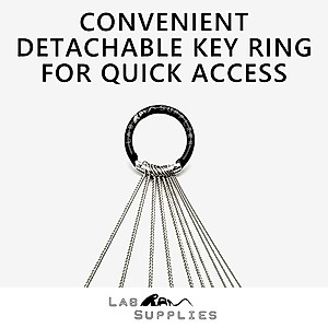 LabRat Supplies 12 Inch Pipe Cleaning Brush Set with Brass Bristles, 8 Piece Variety Pack | for Auto Parts, Bottles, Guns, Tubes, etc.