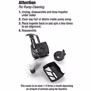 Pioneer Pet Big Max Ceramic Drinking Fountain for Pets, White, 8 lb