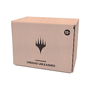 Magic: The Gathering Innistrad: Midnight Hunt Commander Deck – Undead Unleashed (Blue-Black) | Minimal Packaging Version