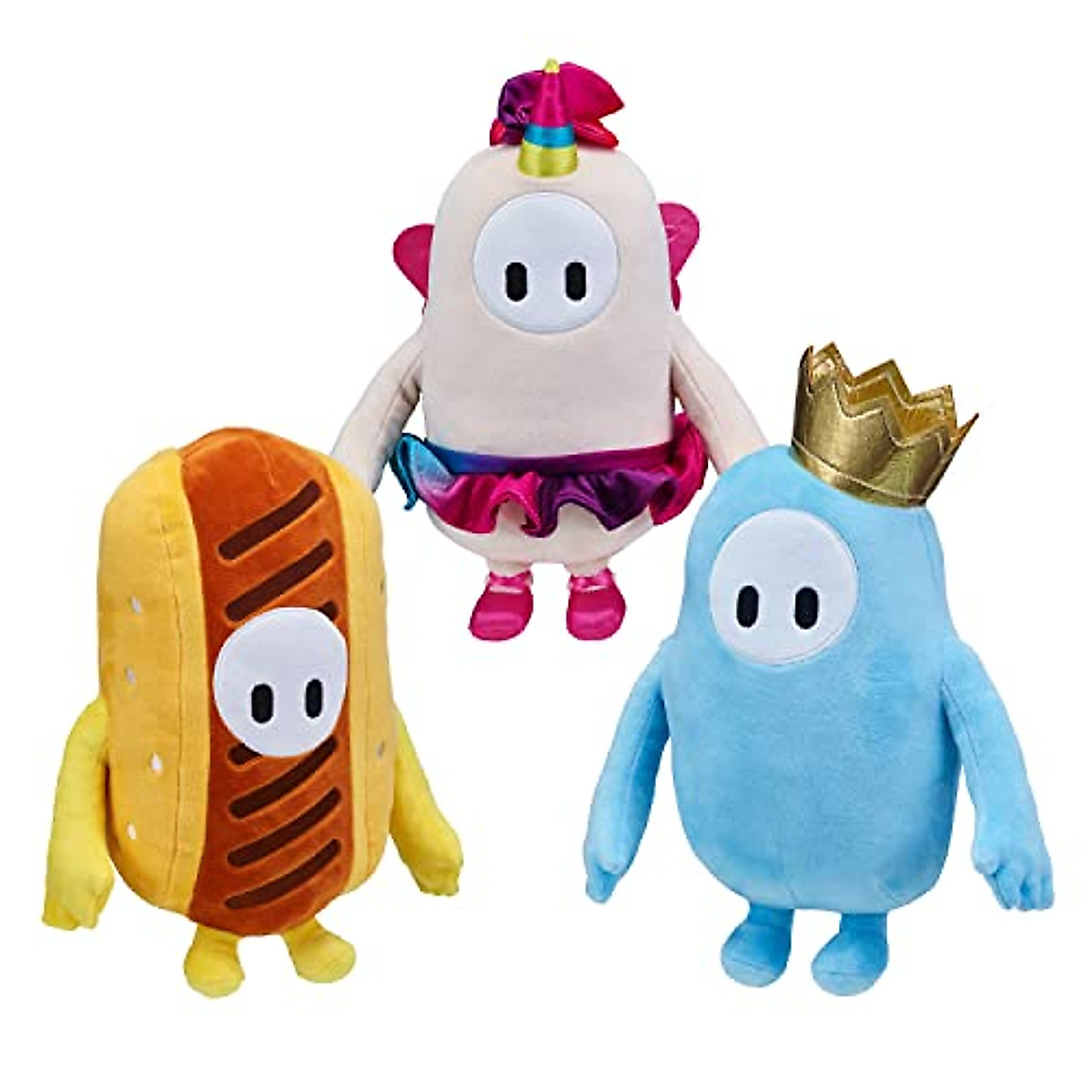 FALL GUYS Moose Toys Original Blue Bean Skin Official Collectable 12" Super Soft Cuddly Deluxe Plush Toys from The Ultimate Knockout Video Game 3 Characters to Collect Series 1,62550