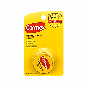 Carmex Classic Lip Balm Medicated, 0.25 oz ( Pack of 11)