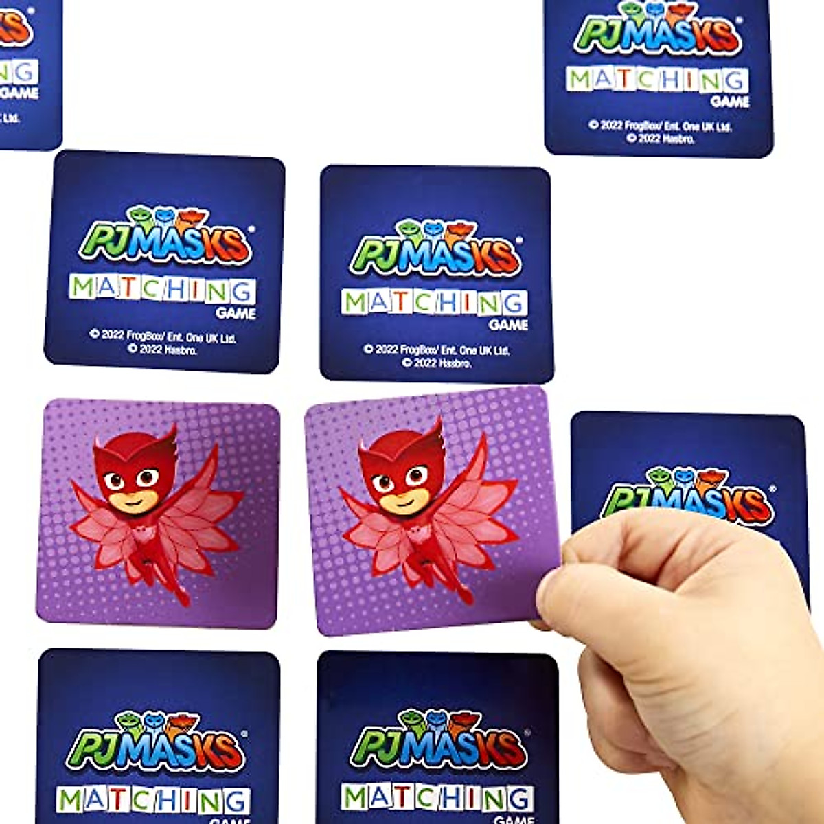 PJ Masks Hasbro Gaming Matching Game for Kids Ages 3 and Up, Fun Preschool Memory Game for 1+ Players