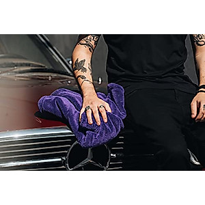 55tech Fast Drying Towels for Cars 31"x20" Car Wash Dry & Clean Microfiber Towel Twist-Loop Pile for Faster One-Pass Vehicle Cleaning Detailing Trucks SUVs Boats Superior Absorbency GSM1600