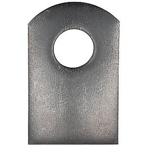 Sidco Supply Weld Tabs - Weld On Steel Tab- Flat Tab Brackets – 1” W, 1 .5” H , 3/8” Hole, 1/8” Thickness – Steel Welding Tabs (25 Pack)