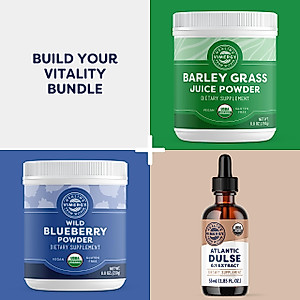 Vimergy Natural Spirulina Powder, 83 Servings – Super Greens Powder – Nutrient Dense Blue-Green Algae Superfood for Smoothies & Juices – Immune Support - Non-GMO, Gluten-Free, Vegan & Paleo (250g)