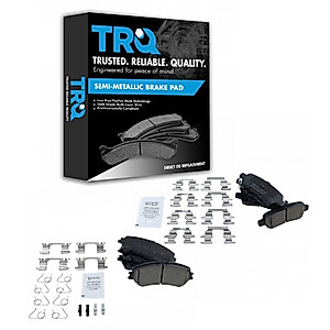 TRQ Front & Rear Brake Pads Ceramic Compatible with 2014-2020 Nissan Rogue 2017-2021 Rogue Sport