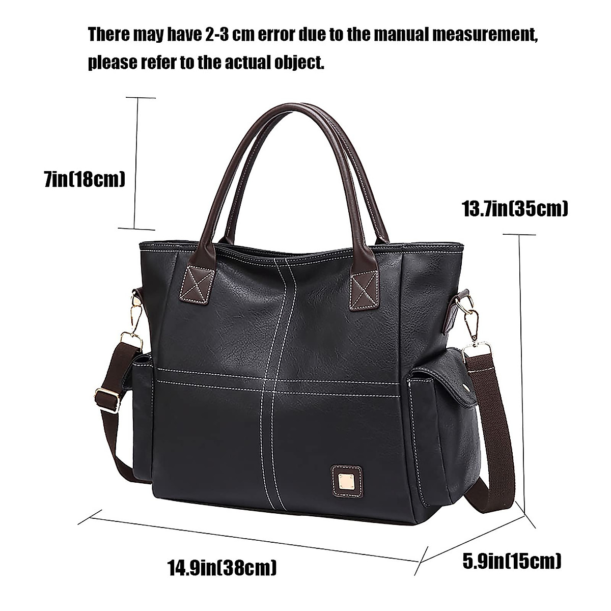 Tote Shoulder Bag for Women Large Purse and Handbag Soft Top Handle Bag Travel Bag