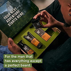 Every Man Jack Mens Sandalwood Grooming Set - Five Full-Sized Essentials: Wash, Lotion, Hydrating Oil, Butter, and Comb