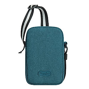 Travelon Coastal RFID Blocking Mini Crossbody, Lagoon, One Size