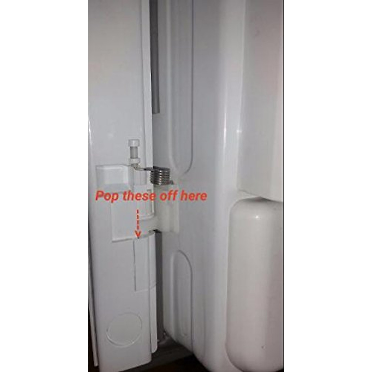 Refrigerator Door Spring For LG MHY62044103 Compatible With LSMX211ST LMX25986SW LMX25986SB 71092 71093 71099 72032 72033 7203 Counter Clockwise Wound Door Repair French Heavy Duty Steel