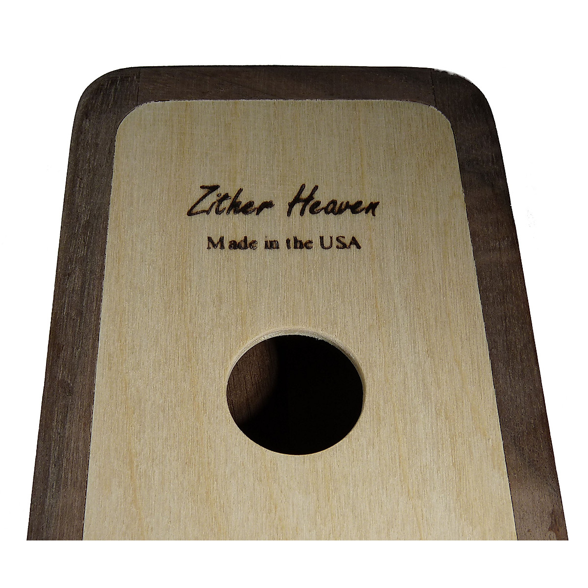 Zither Heaven Black Walnut Thumb Piano with Black Walnut top made in the USA