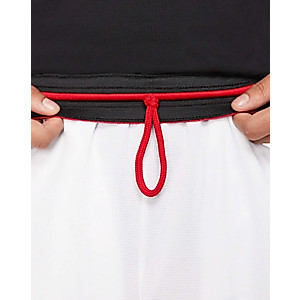 Nike HBR Men's Basketball Shorts (Medium, White/Black)