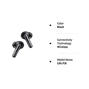 Soundcore by Anker Life P3i Hybrid Active Noise Cancelling Earbuds, 4 Mics, AI-Enhanced Calls, 10mm Drivers, Powerful Sound, App for Custom EQ, 36H Playtime, Fast Charging, Bluetooth 5.2 (Renewed)