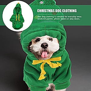 PATKAW Pet Santa Costume Chinese New Year Dog Costumes Santa Claus Pet Coat Spring Festival Cat Suit Christmas Warm Winter Dog Clothes Puppy Lunar New Year Party Dress