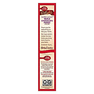 Betty Crocker Triple Chocolate Fudge Cake Mix and Chocolate Frosting Bundle (2 Items)