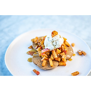 Living Prana BaseCakes Gluten-free Buckwheat Organic Pancake & Waffle Mix Plant Based Just-Add-Water (12oz)