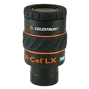 Celestron X-Cel LX Series Eyepiece - 1.25-Inch 25mm 93426