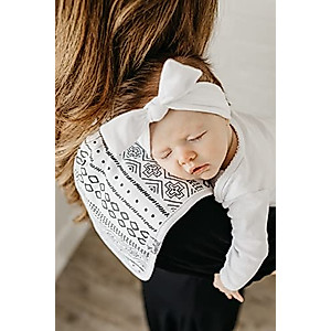 Copper Pearl Baby Burp Cloth Large 21''x10'' Size Premium Absorbent Triple Layer 3-Pack Gift Set “Westyn