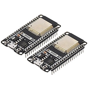 DIYmall DEVIT V1 ESP32-WROOM-32 Development Board ESP32 ESP-32S WiFi+BT BLE Dual-core Dev Module CP2102 forArduino DOIT(Pack of 2PCS)