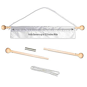 Sports Flags Pennants Company Garden Flag Banner Pole Wood Hanger